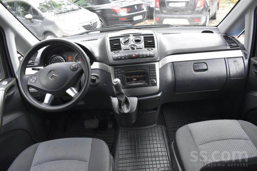 Pelēks Mercedes-Benz Vito 2012 Kuldīga, ar dzinēja tilpumu 2.10 L un nobraukumu 0 tūkst. km par 7900 €, foto 22 vietnē AUTOMOTO.COM.LV