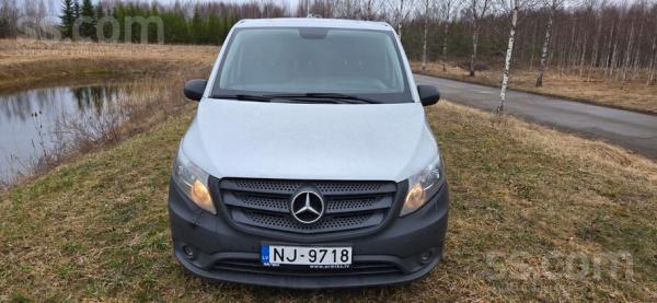 Grey Mercedes-Benz Vito 2015 in Jekabpils, with an engine capacity of 2.20 L and mileage of 273 thousand km for 8350 €, photo 2 on AUTOMOTO.COM.LV