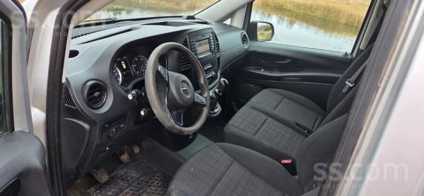 Grey Mercedes-Benz Vito 2015 in Jekabpils, with an engine capacity of 2.20 L and mileage of 273 thousand km for 8350 €, photo 6 on AUTOMOTO.COM.LV