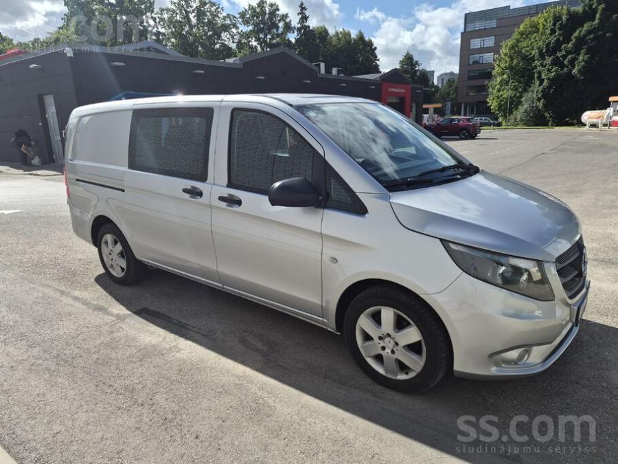 Pelēks Mercedes-Benz Vito 2015 Rīga, ar dzinēja tilpumu 2.20 L un nobraukumu 254 tūkst. km par 14200 €, foto 1 vietnē AUTOMOTO.COM.LV