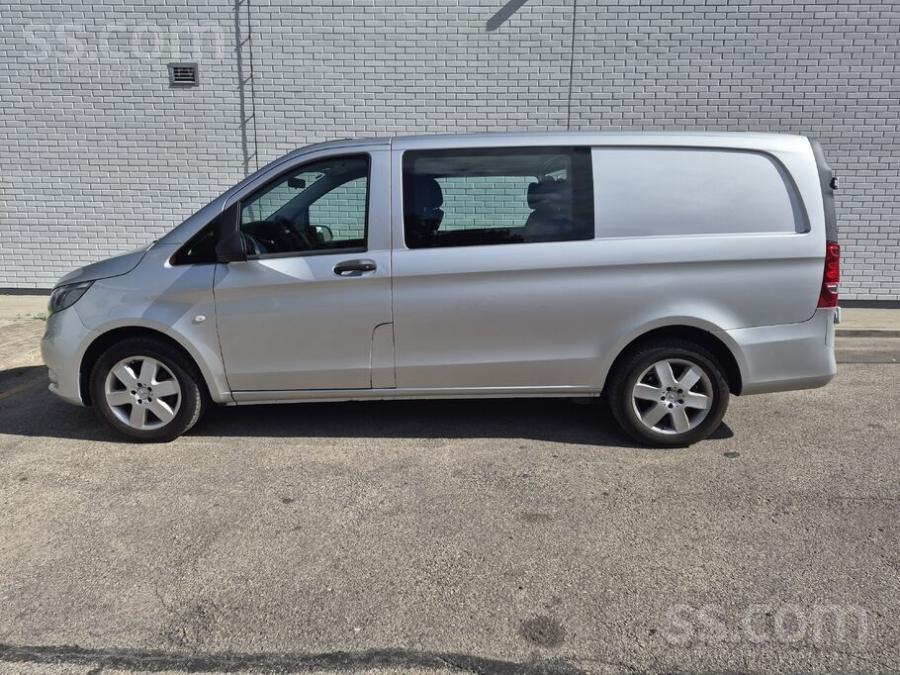 Pelēks Mercedes-Benz Vito 2015 Rīga, ar dzinēja tilpumu 2.20 L un nobraukumu 254 tūkst. km par 14200 €, foto 4 vietnē AUTOMOTO.COM.LV