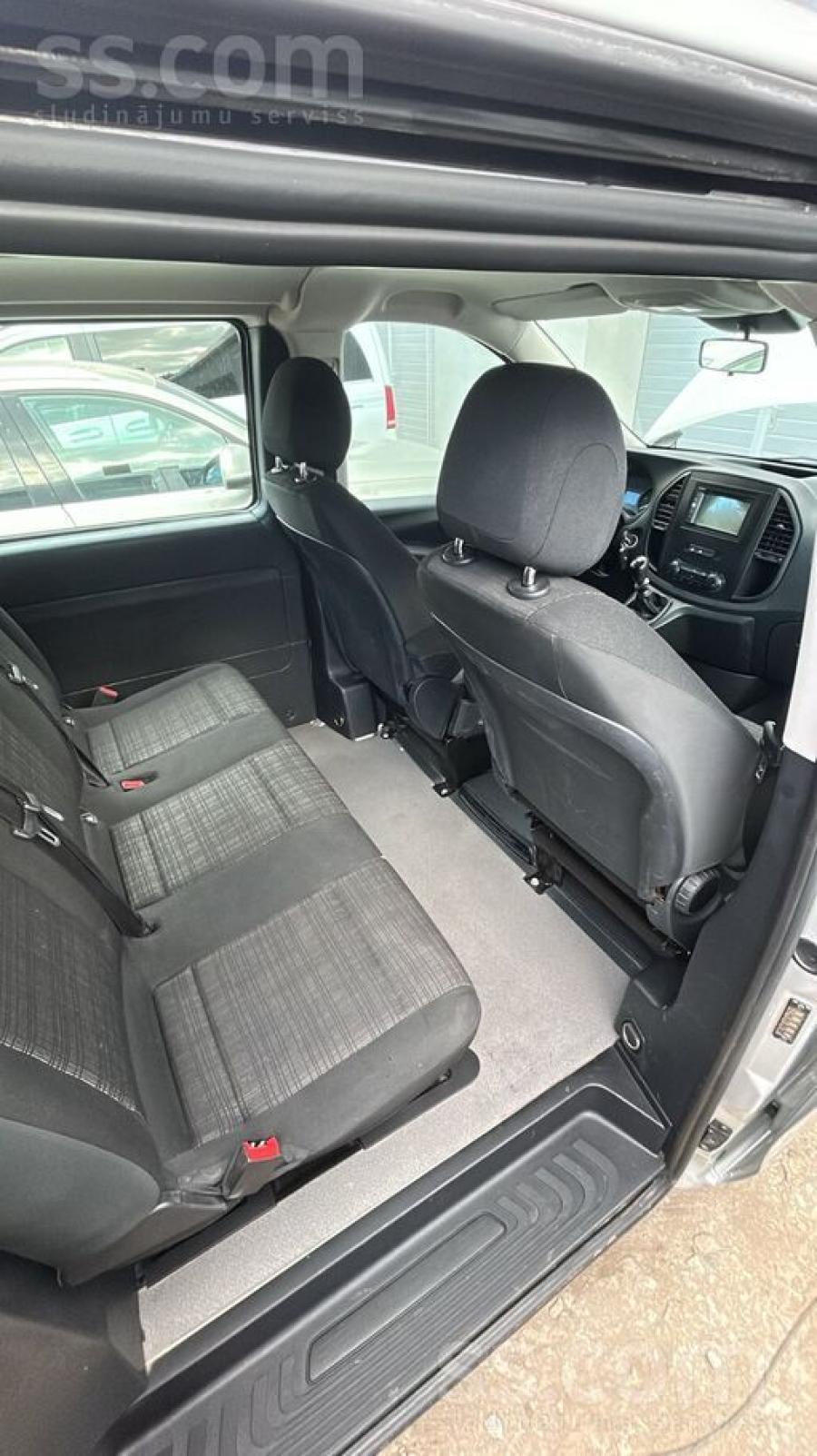 Pelēks Mercedes-Benz Vito 2015 Rīga, ar dzinēja tilpumu 2.20 L un nobraukumu 254 tūkst. km par 14200 €, foto 7 vietnē AUTOMOTO.COM.LV
