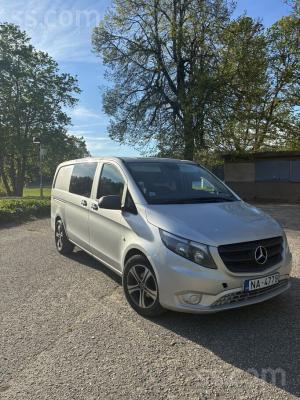 Pelēks Mercedes-Benz Vito 2015 Valka, ar dzinēja tilpumu 1.60 L un nobraukumu 360 tūkst. km par 12400 €, foto  vietnē AUTOMOTO.COM.LV