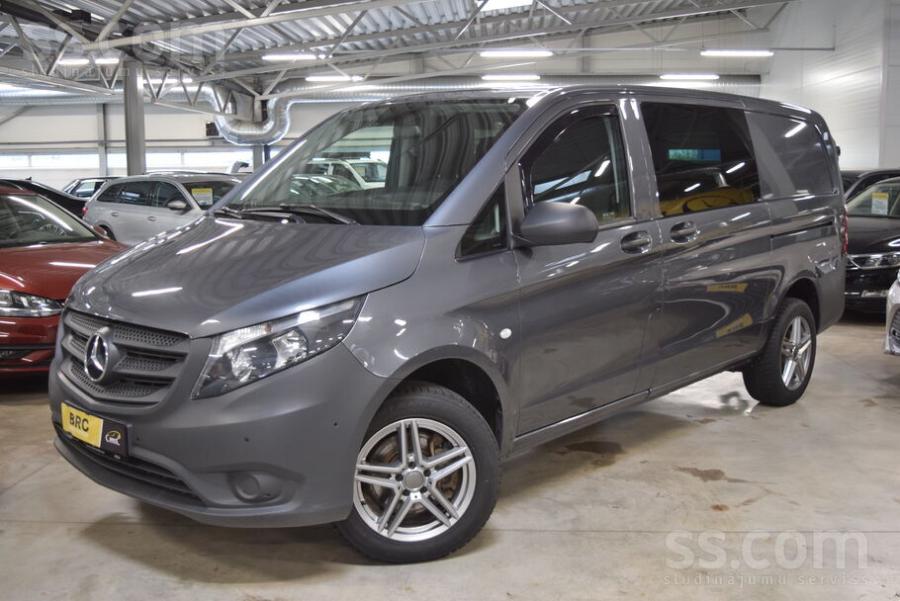 Grey Mercedes-Benz Vito 2016 in Riga, with an engine capacity of 2.20 L and mileage of 188 thousand km for 18900 €, photo 1 on AUTOMOTO.COM.LV