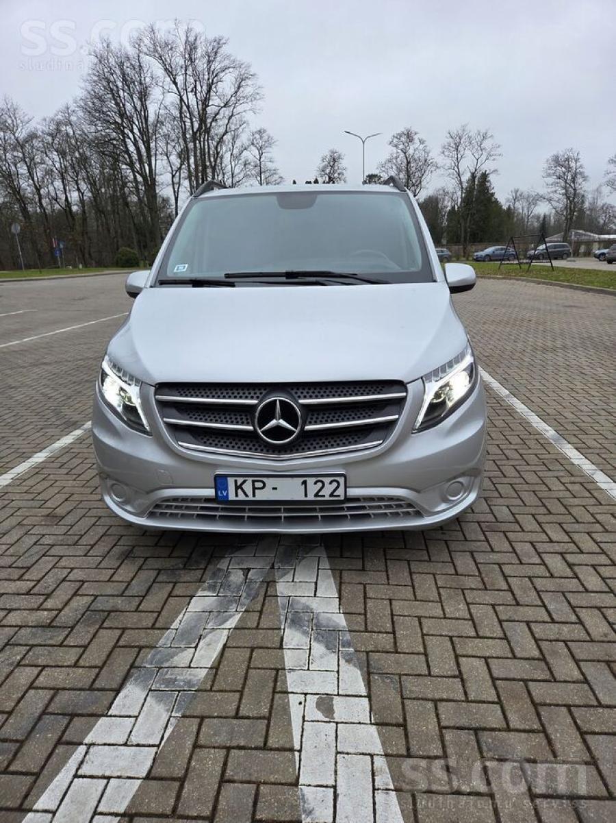 Grey Mercedes-Benz Vito 2016 in Riga, with an engine capacity of 2.10 L and mileage of 275 thousand km for 23000 €, photo 1 on AUTOMOTO.COM.LV