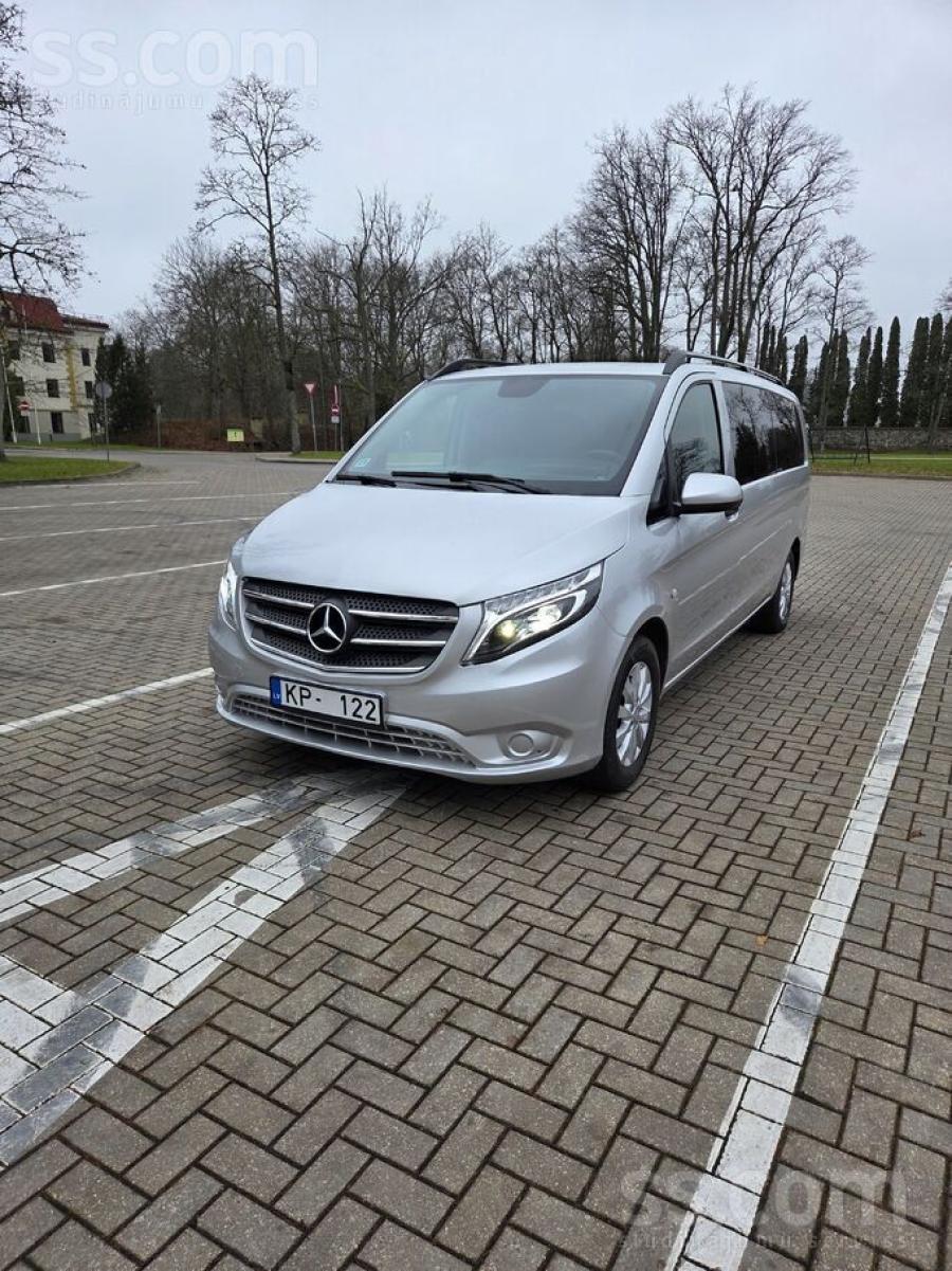 Grey Mercedes-Benz Vito 2016 in Riga, with an engine capacity of 2.10 L and mileage of 275 thousand km for 23000 €, photo 3 on AUTOMOTO.COM.LV