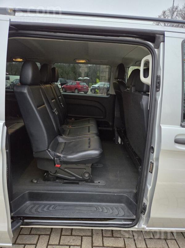 Pelēks Mercedes-Benz Vito 2016 Rīga, ar dzinēja tilpumu 2.10 L un nobraukumu 275 tūkst. km par 23000 €, foto 8 vietnē AUTOMOTO.COM.LV