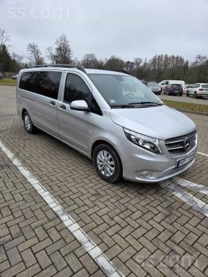 Grey Mercedes-Benz Vito 2016 in Riga, with an engine capacity of 2.10 L and mileage of 275 thousand km for 23000 €, photo 12 on AUTOMOTO.COM.LV