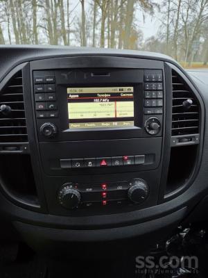Grey Mercedes-Benz Vito 2016 in Riga, with an engine capacity of 2.10 L and mileage of 275 thousand km for 23000 €, photo 14 on AUTOMOTO.COM.LV