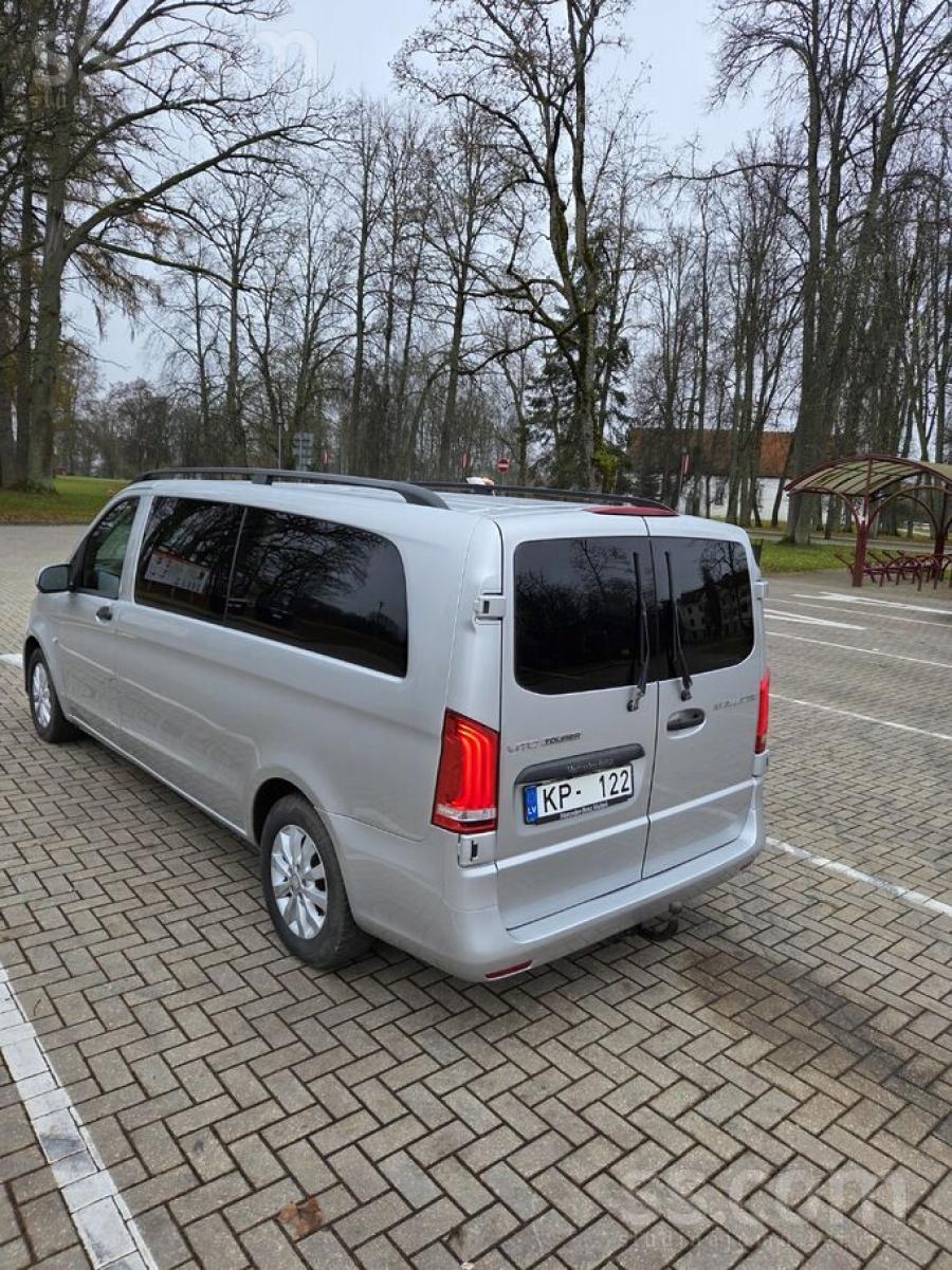 Grey Mercedes-Benz Vito 2016 in Riga, with an engine capacity of 2.10 L and mileage of 275 thousand km for 23000 €, photo 15 on AUTOMOTO.COM.LV