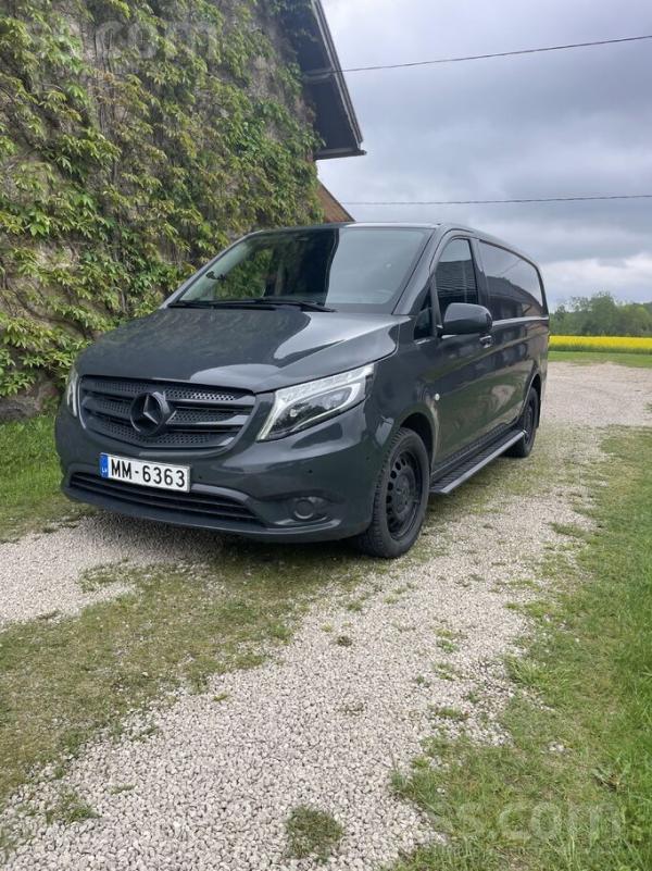 Grey Mercedes-Benz Vito 2019 in Jekabpils, with an engine capacity of 2.20 L and mileage of 212 thousand km for 14000 €, photo 3 on AUTOMOTO.COM.LV