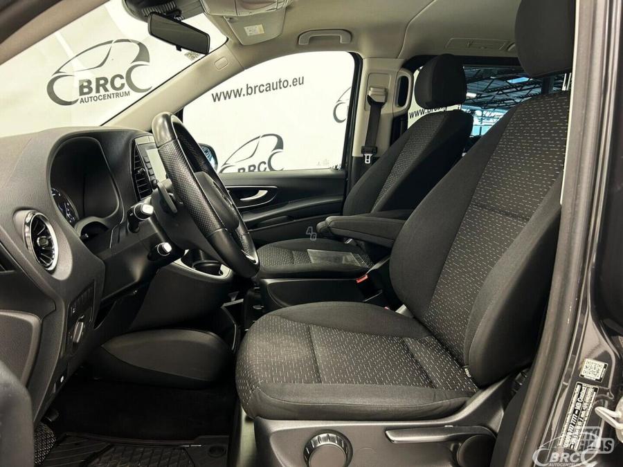 Grey Mercedes-Benz Vito 2022 in Avizieniai, with an engine capacity of 2.00 L and mileage of 201 thousand km for 28900 €, photo 18 on AUTOMOTO.COM.LV