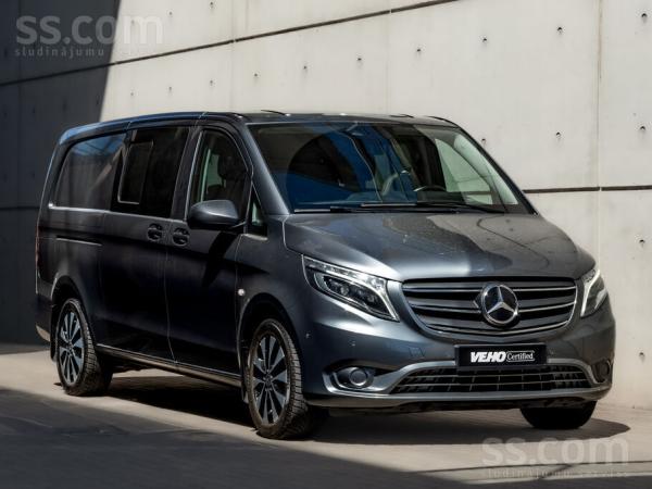 Grey Mercedes-Benz Vito 2022 in Riga, with an engine capacity of 2.00 L and mileage of 134 thousand km for 33900 €, photo 1 on AUTOMOTO.COM.LV