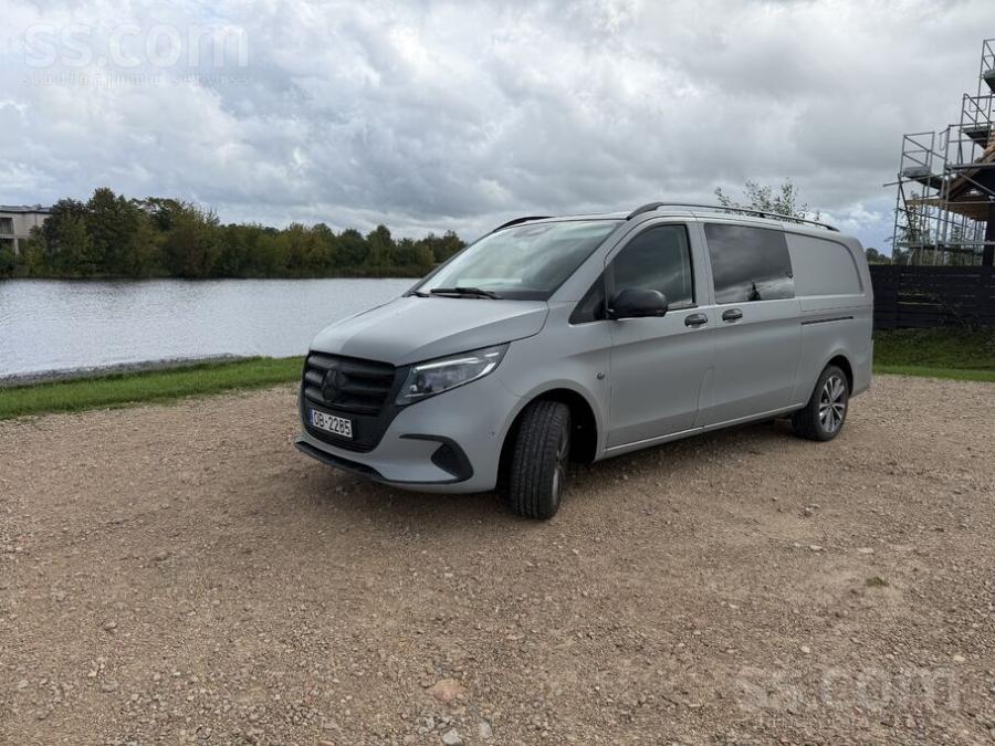 Pelēks Mercedes-Benz Vito 2025 Jelgava, ar dzinēja tilpumu 2.00 L un nobraukumu 35 tūkst. km par 69999 €, foto 1 vietnē AUTOMOTO.COM.LV