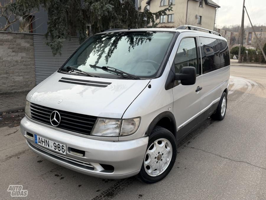 Pelēks Mercedes-Benz Vito 1998 Kauņa, ar dzinēja tilpumu 2.30 L un nobraukumu 399 tūkst. km par 2300 €, foto 1 vietnē AUTOMOTO.COM.LV