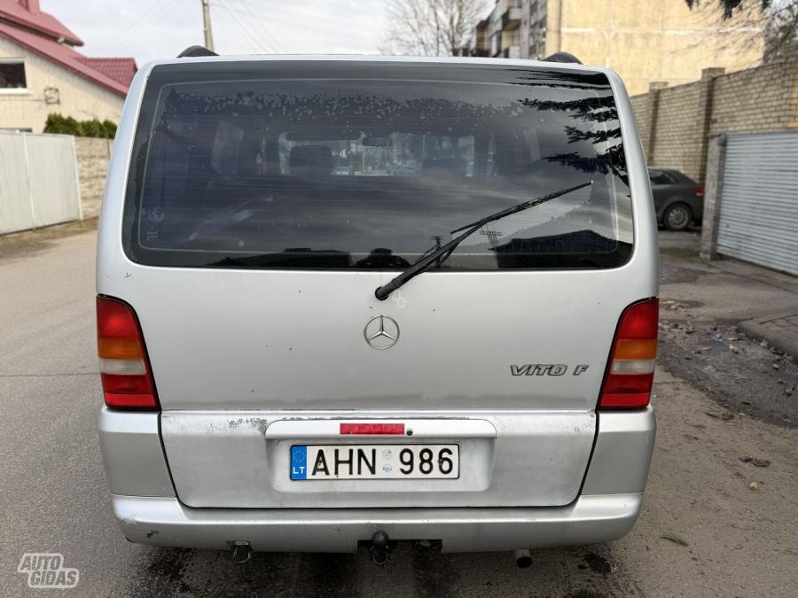 Pelēks Mercedes-Benz Vito 1998 Kauņa, ar dzinēja tilpumu 2.30 L un nobraukumu 399 tūkst. km par 2300 €, foto 6 vietnē AUTOMOTO.COM.LV