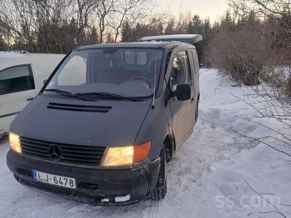 Grey Mercedes-Benz Vito 1999 in Liepaja, with an engine capacity of 2.00 L and mileage of 400 thousand km for 1200 €, photo 2 on AUTOMOTO.COM.LV