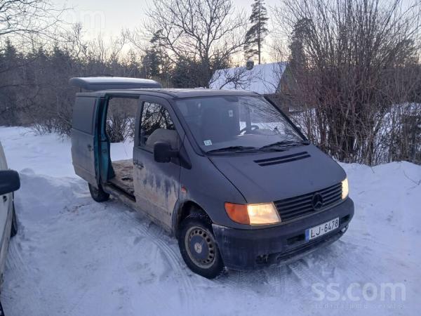 Grey Mercedes-Benz Vito 1999 in Liepaja, with an engine capacity of 2.00 L and mileage of 400 thousand km for 1200 €, photo 3 on AUTOMOTO.COM.LV