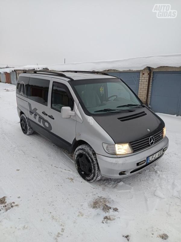 Pelēks Mercedes-Benz Vito 2000 Telšiai, ar dzinēja tilpumu 2.10 L un nobraukumu 347 tūkst. km par 2700 €, foto 1 vietnē AUTOMOTO.COM.LV