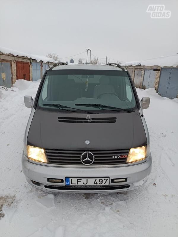 Pelēks Mercedes-Benz Vito 2000 Telšiai, ar dzinēja tilpumu 2.10 L un nobraukumu 347 tūkst. km par 2700 €, foto 2 vietnē AUTOMOTO.COM.LV