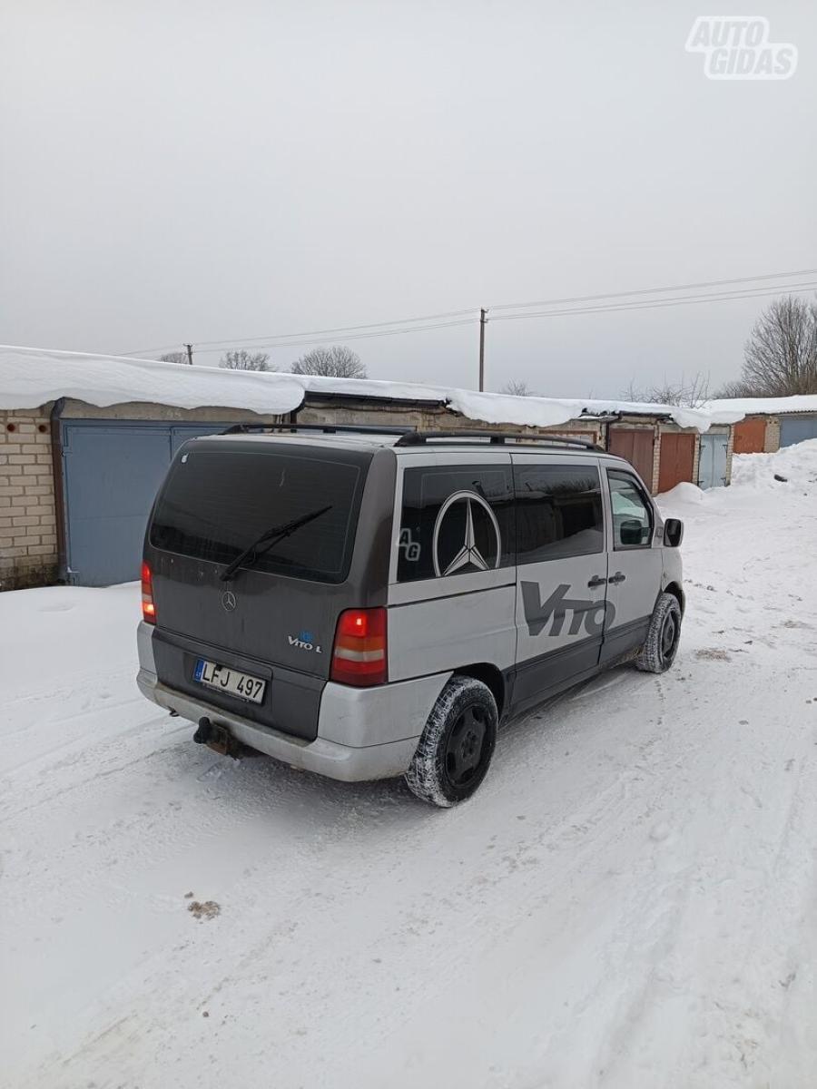 Grey Mercedes-Benz Vito 2000 in Telschi, with an engine capacity of 2.10 L and mileage of 347 thousand km for 2700 €, photo 6 on AUTOMOTO.COM.LV