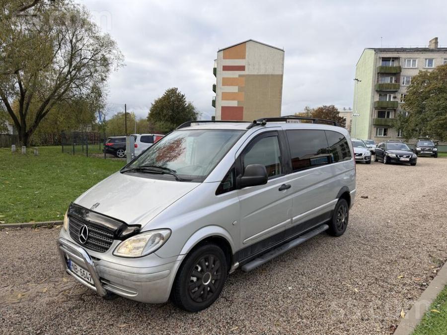 Grey Mercedes-Benz Vito 2004 in Ventspils, with an engine capacity of 2.10 L and mileage of 408 thousand km for 3300 €, photo 1 on AUTOMOTO.COM.LV
