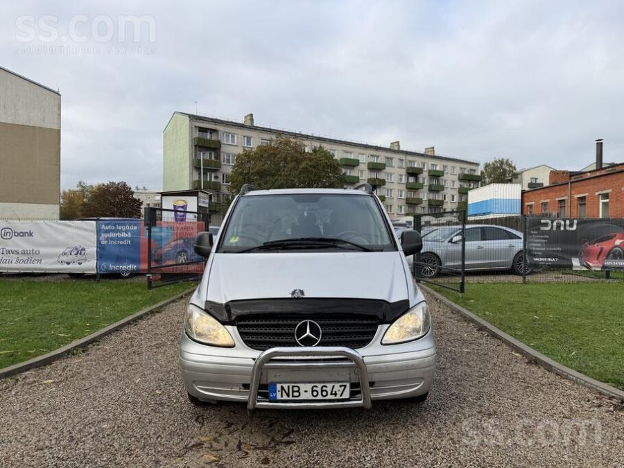 Grey Mercedes-Benz Vito 2004 in Ventspils, with an engine capacity of 2.10 L and mileage of 408 thousand km for 3300 €, photo 3 on AUTOMOTO.COM.LV