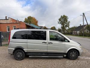 Grey Mercedes-Benz Vito 2004 in Ventspils, with an engine capacity of 2.10 L and mileage of 408 thousand km for 3300 €, photo 5 on AUTOMOTO.COM.LV