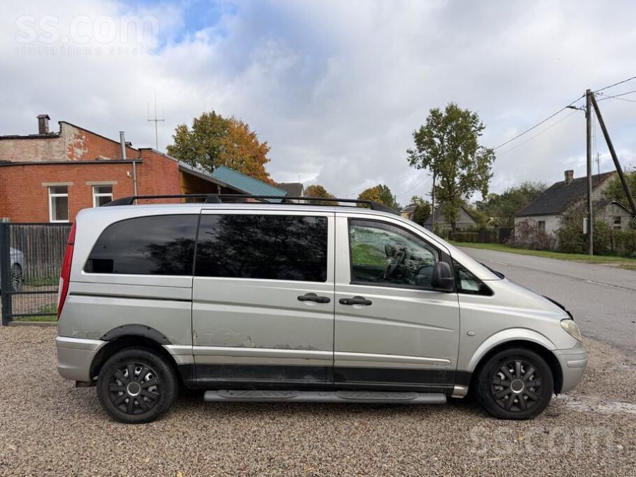 Grey Mercedes-Benz Vito 2004 in Ventspils, with an engine capacity of 2.10 L and mileage of 408 thousand km for 3300 €, photo 5 on AUTOMOTO.COM.LV