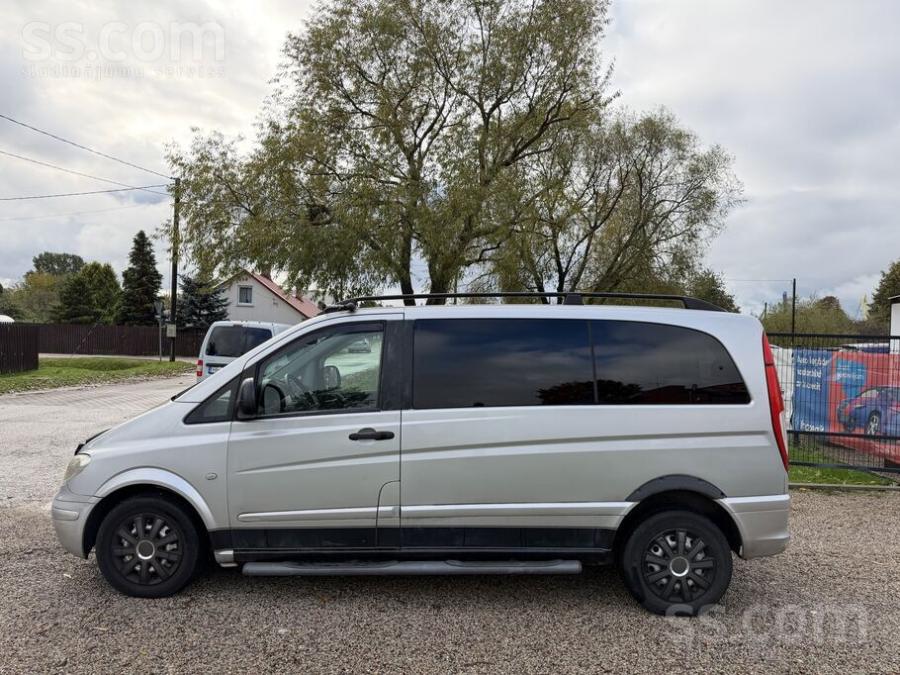 Grey Mercedes-Benz Vito 2004 in Ventspils, with an engine capacity of 2.10 L and mileage of 408 thousand km for 3300 €, photo 7 on AUTOMOTO.COM.LV