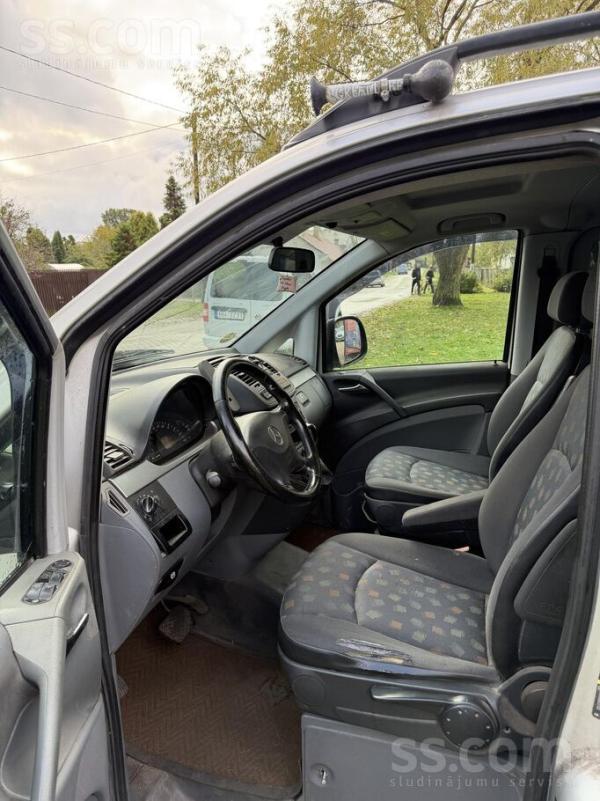 Pelēks Mercedes-Benz Vito 2004 Ventspils, ar dzinēja tilpumu 2.10 L un nobraukumu 408 tūkst. km par 3300 €, foto 10 vietnē AUTOMOTO.COM.LV