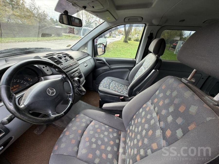 Grey Mercedes-Benz Vito 2004 in Ventspils, with an engine capacity of 2.10 L and mileage of 408 thousand km for 3300 €, photo 11 on AUTOMOTO.COM.LV