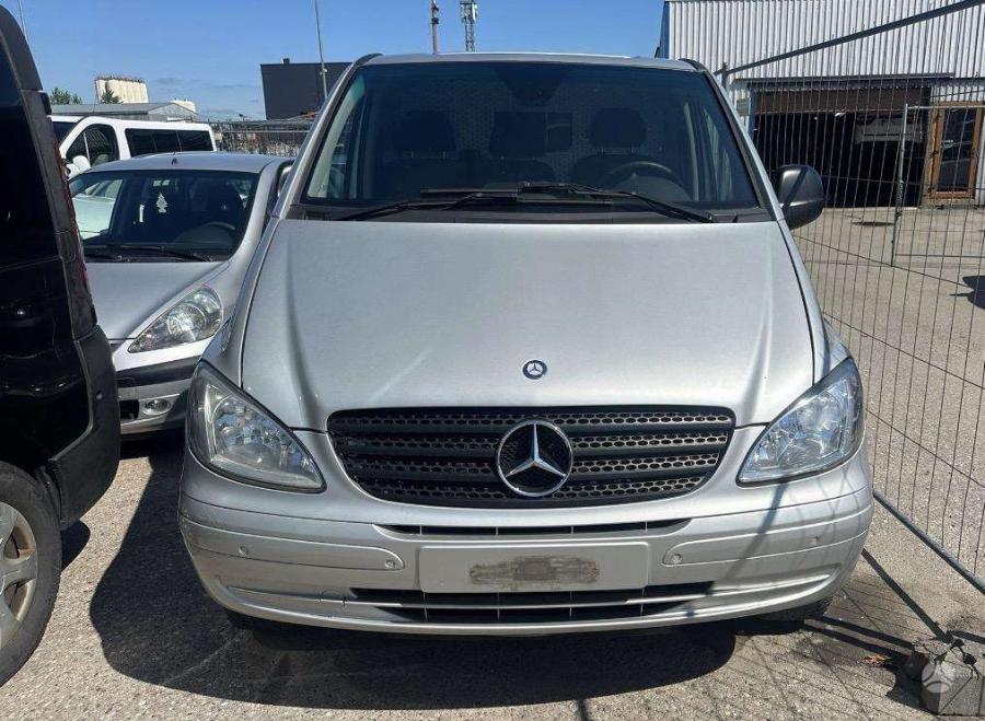 Grey Mercedes-Benz Vito 2006 in Kaunas, with an engine capacity of 2.15 L and mileage of 254 thousand km for 5400 €, photo 12 on AUTOMOTO.COM.LV