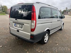 Pelēks Mercedes-Benz Vito 2006 Jēkabpils, ar dzinēja tilpumu 2.20 L un nobraukumu 245 tūkst. km par 6500 €, foto 7 vietnē AUTOMOTO.COM.LV