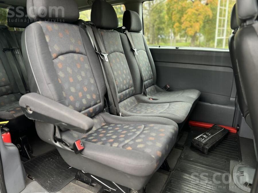 Pelēks Mercedes-Benz Vito 2006 Jēkabpils, ar dzinēja tilpumu 2.20 L un nobraukumu 245 tūkst. km par 6500 €, foto 13 vietnē AUTOMOTO.COM.LV