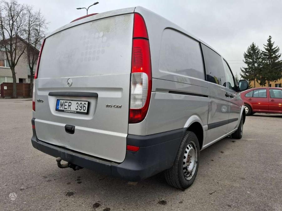 Pelēks Mercedes-Benz Vito 2009 Marijampole, ar dzinēja tilpumu 2.20 L un nobraukumu 360 tūkst. km par 3600 €, foto 5 vietnē AUTOMOTO.COM.LV