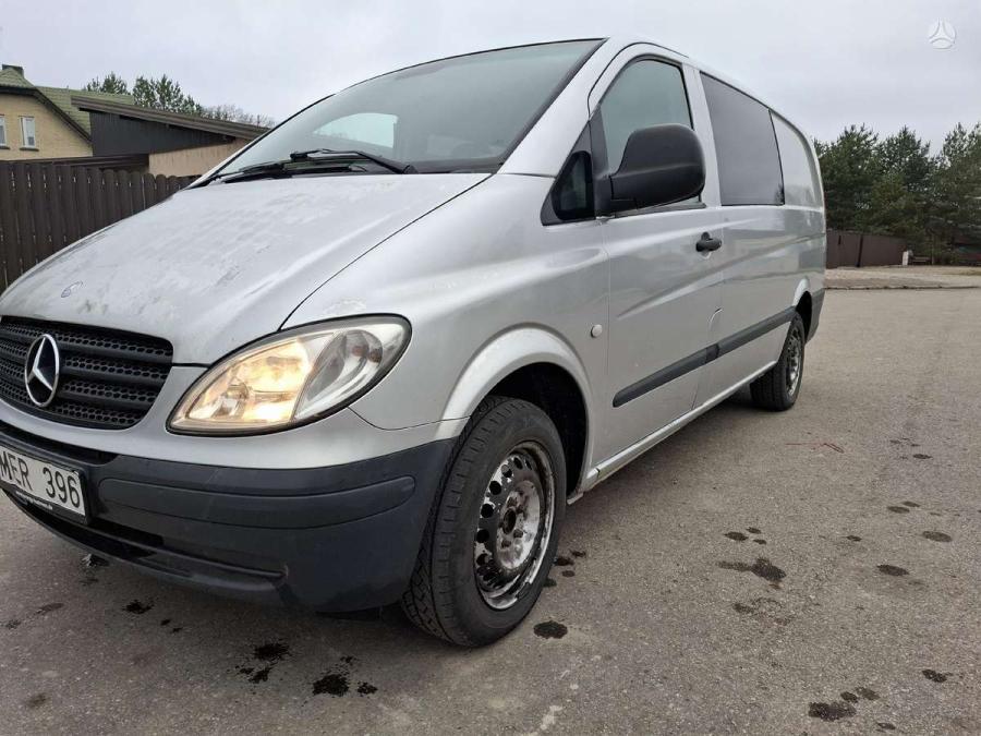 Pelēks Mercedes-Benz Vito 2009 Marijampole, ar dzinēja tilpumu 2.20 L un nobraukumu 360 tūkst. km par 3600 €, foto 8 vietnē AUTOMOTO.COM.LV