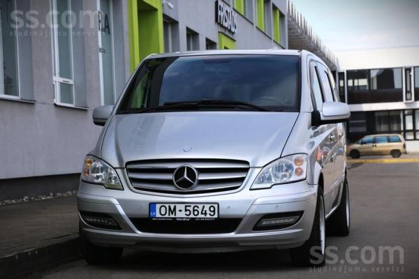 Grey Mercedes-Benz Vito 2011 in Riga, with an engine capacity of 2.20 L and mileage of 333 thousand km for 8995 €, photo 1 on AUTOMOTO.COM.LV