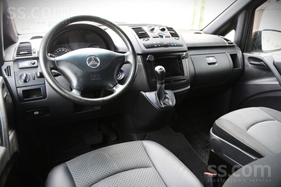 Grey Mercedes-Benz Vito 2011 in Riga, with an engine capacity of 2.20 L and mileage of 333 thousand km for 8995 €, photo 9 on AUTOMOTO.COM.LV