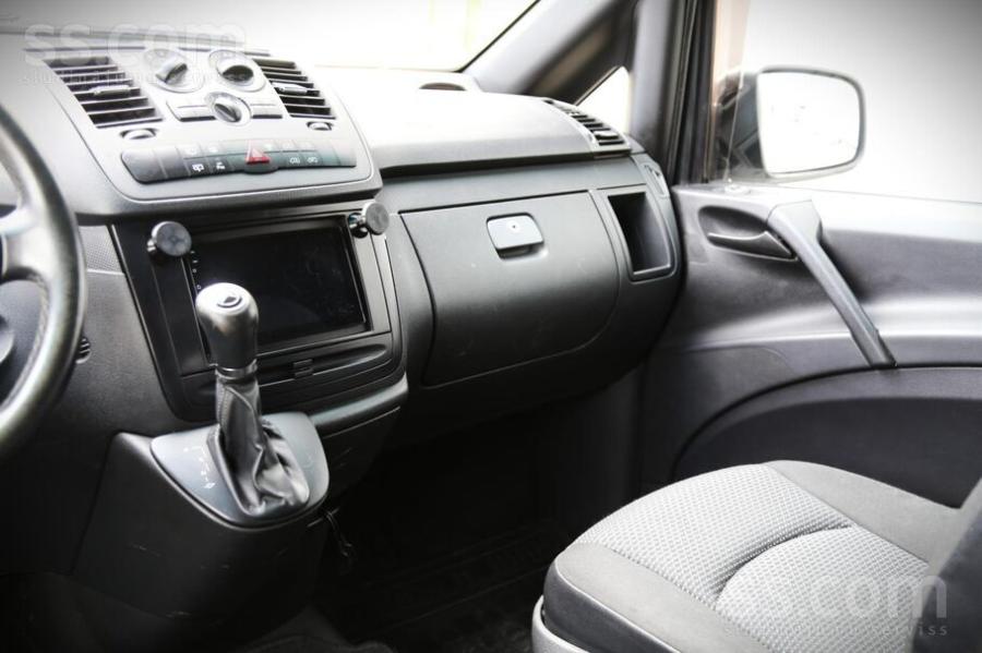Grey Mercedes-Benz Vito 2011 in Riga, with an engine capacity of 2.20 L and mileage of 333 thousand km for 8995 €, photo 10 on AUTOMOTO.COM.LV