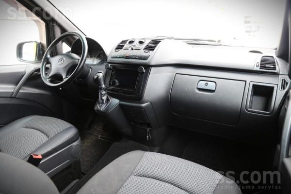 Grey Mercedes-Benz Vito 2011 in Riga, with an engine capacity of 2.20 L and mileage of 333 thousand km for 8995 €, photo 10 on AUTOMOTO.COM.LV