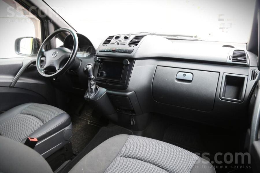 Grey Mercedes-Benz Vito 2011 in Riga, with an engine capacity of 2.20 L and mileage of 333 thousand km for 8995 €, photo 11 on AUTOMOTO.COM.LV
