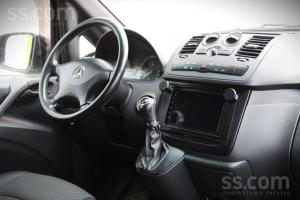 Grey Mercedes-Benz Vito 2011 in Riga, with an engine capacity of 2.20 L and mileage of 333 thousand km for 8995 €, photo 12 on AUTOMOTO.COM.LV