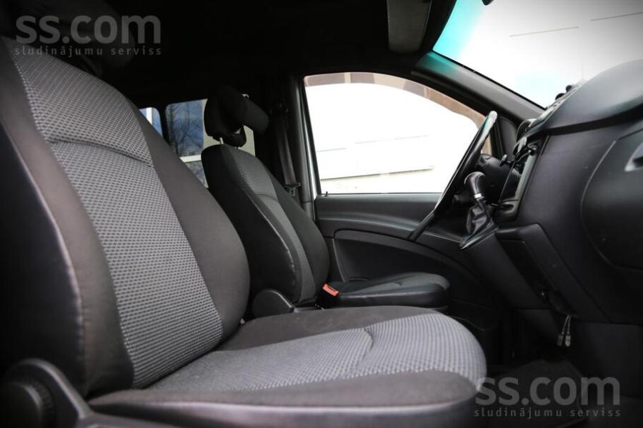Grey Mercedes-Benz Vito 2011 in Riga, with an engine capacity of 2.20 L and mileage of 333 thousand km for 8995 €, photo 14 on AUTOMOTO.COM.LV