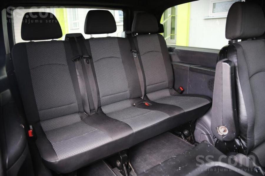 Grey Mercedes-Benz Vito 2011 in Riga, with an engine capacity of 2.20 L and mileage of 333 thousand km for 8995 €, photo 16 on AUTOMOTO.COM.LV