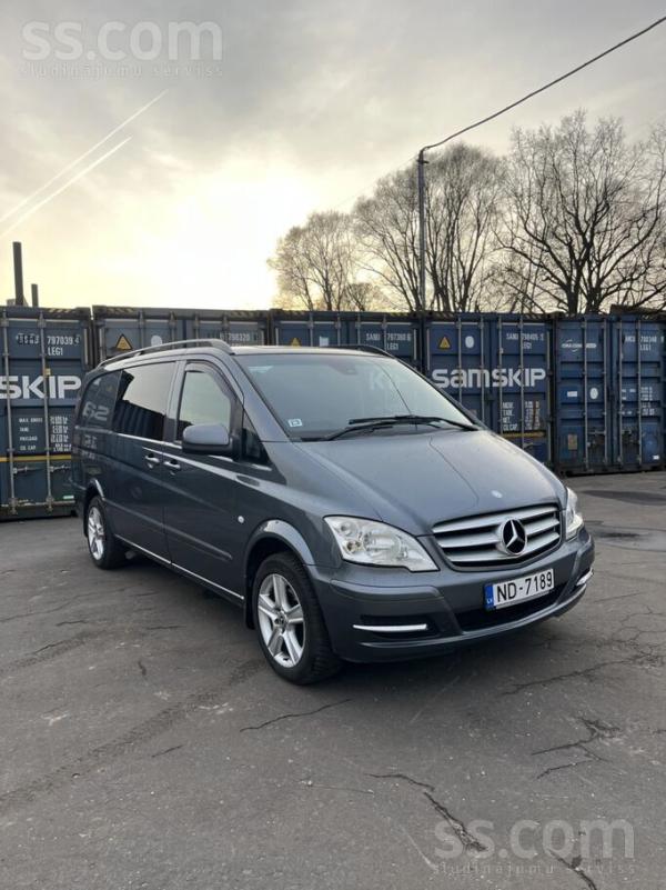 Pelēks Mercedes-Benz Vito 2012 Rīga, ar dzinēja tilpumu 2.20 L un nobraukumu 344 tūkst. km par 9500 €, foto 1 vietnē AUTOMOTO.COM.LV