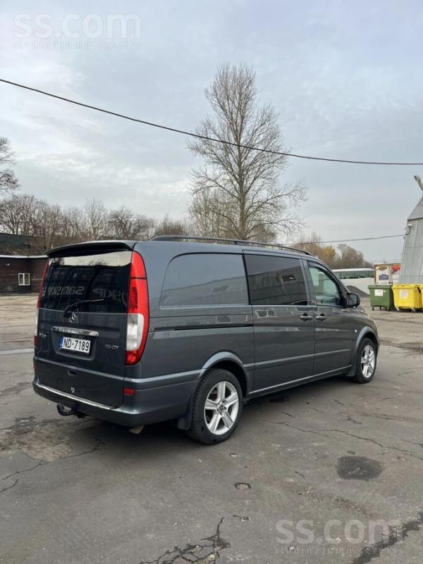 Pelēks Mercedes-Benz Vito 2012 Rīga, ar dzinēja tilpumu 2.20 L un nobraukumu 344 tūkst. km par 9500 €, foto 4 vietnē AUTOMOTO.COM.LV