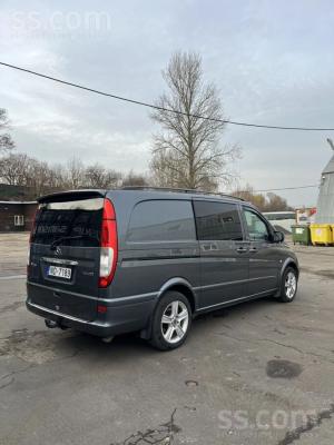 Grey Mercedes-Benz Vito 2012 in Riga, with an engine capacity of 2.20 L and mileage of 344 thousand km for 9500 €, photo 4 on AUTOMOTO.COM.LV