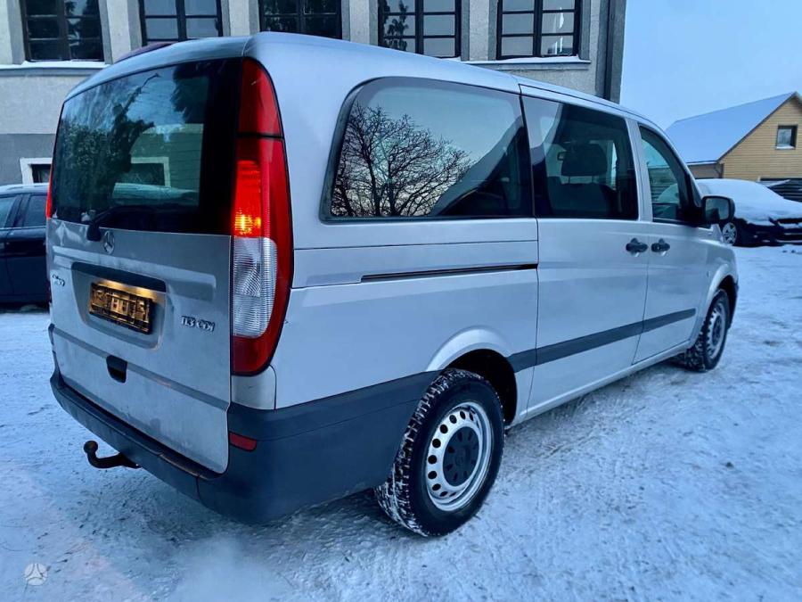 Pelēks Mercedes-Benz Vito 2012 Šauļi, ar dzinēja tilpumu 2.14 L un nobraukumu 280 tūkst. km par 5750 €, foto 4 vietnē AUTOMOTO.COM.LV