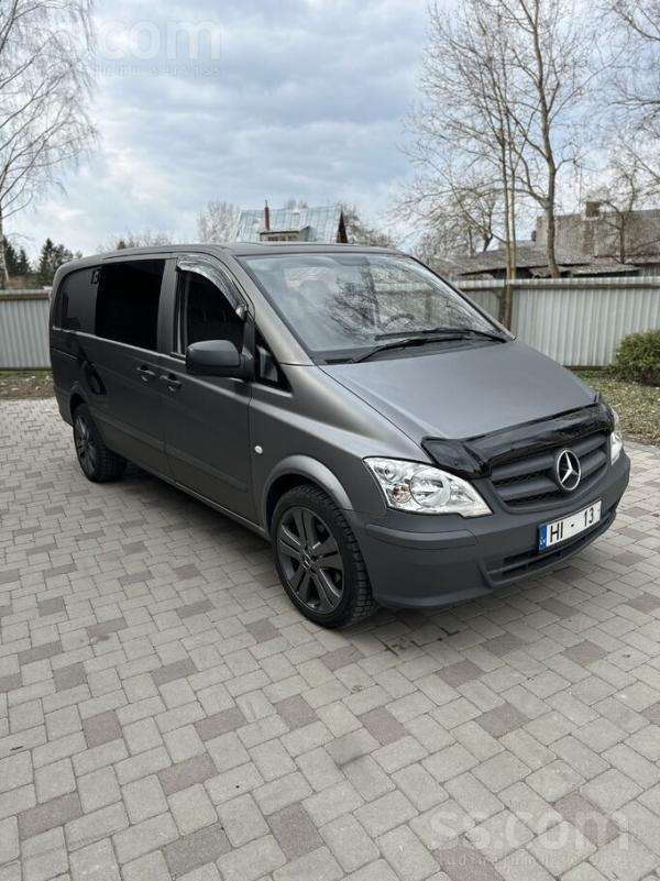Pelēks Mercedes-Benz Vito 2014 Rīga, ar dzinēja tilpumu 2.10 L un nobraukumu 198 tūkst. km par 8650 €, foto 2 vietnē AUTOMOTO.COM.LV